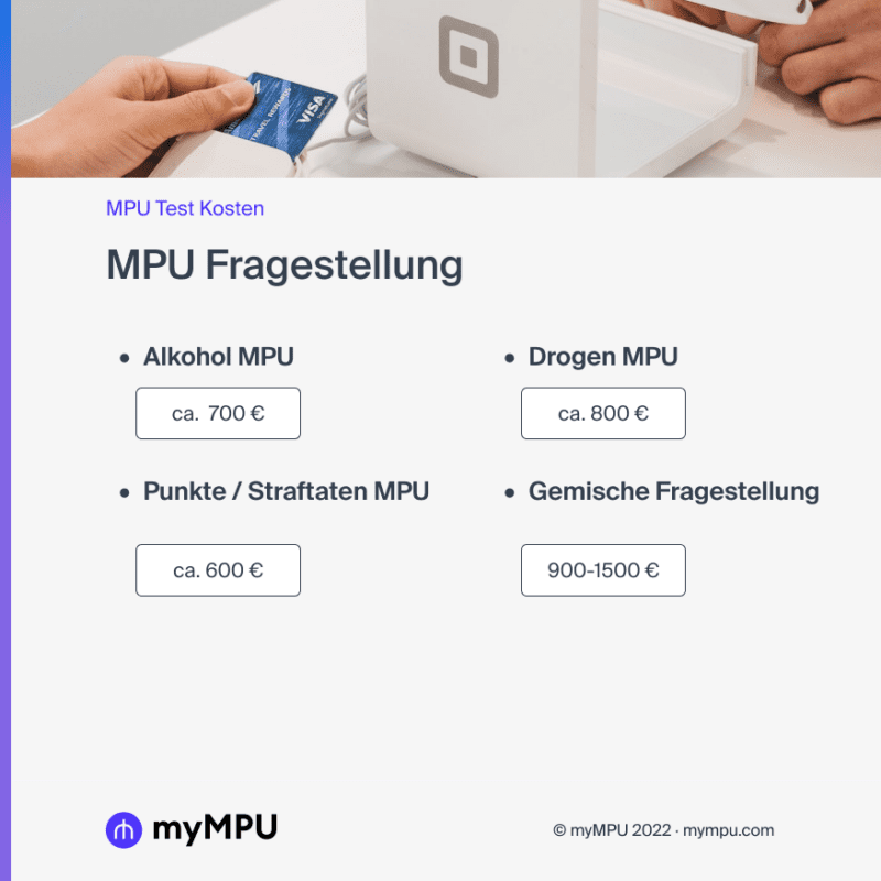 Diese Kosten erwarten Dich im MPU Test 2026 | Mit Kostenrechner